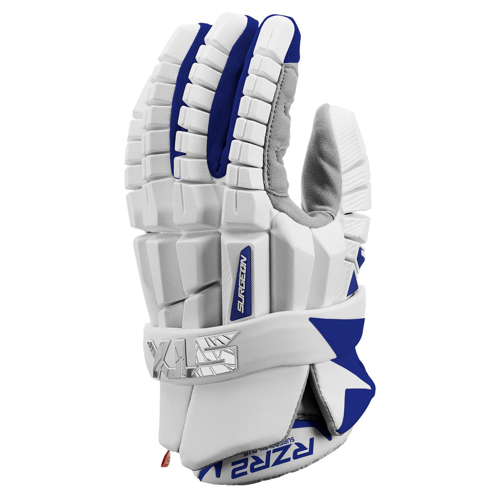 STX Surgeon RZR2 Lacrosse Gloves | Free Fast Shipping